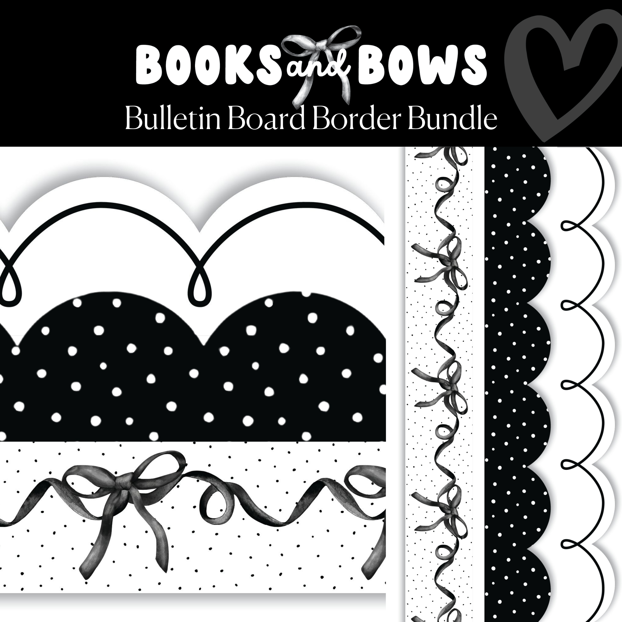Classroom Couture Bulletin Board Border Bundle | Books and Bows ...