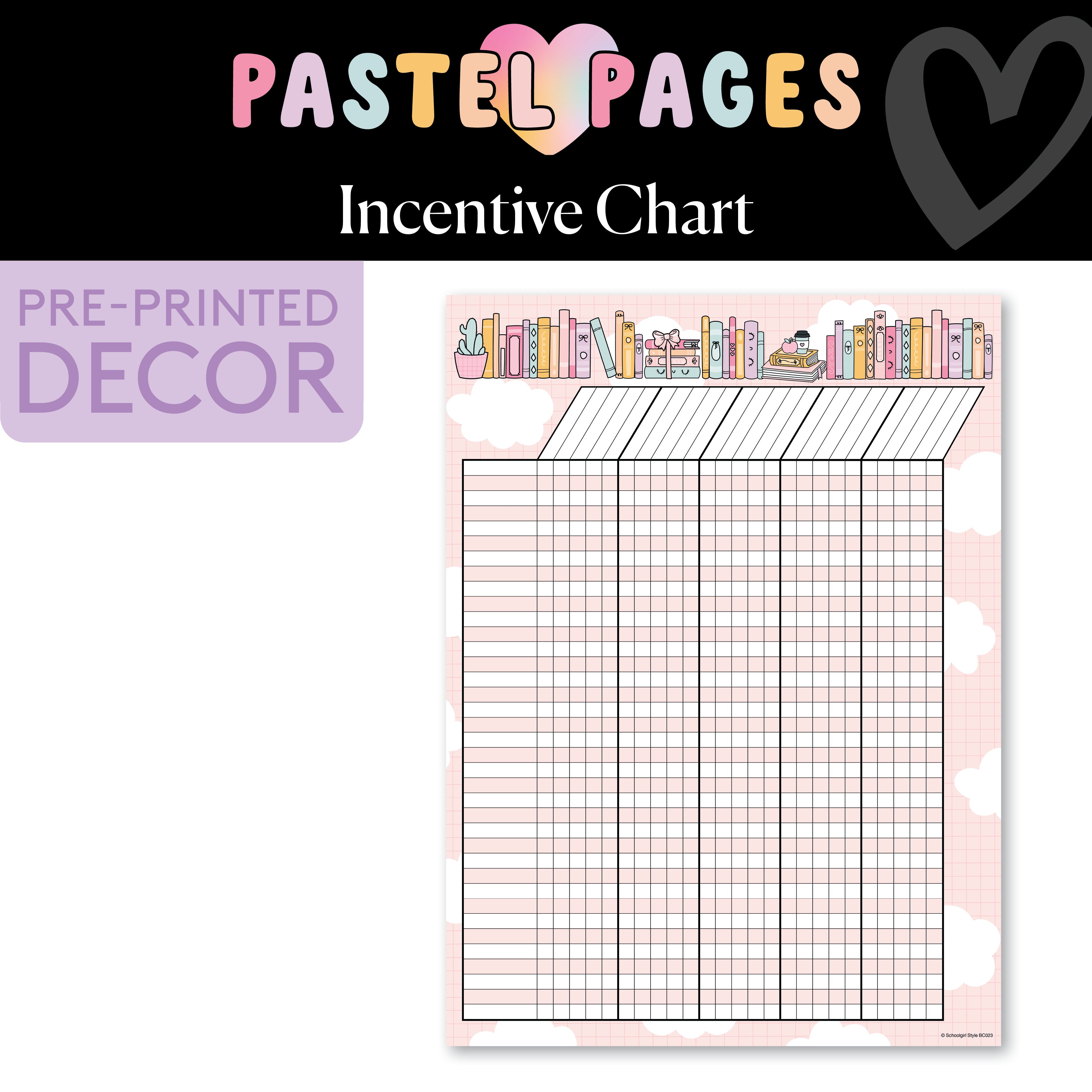 Boho Pastel Incentive Chart | Pastel Pages – Schoolgirl Style