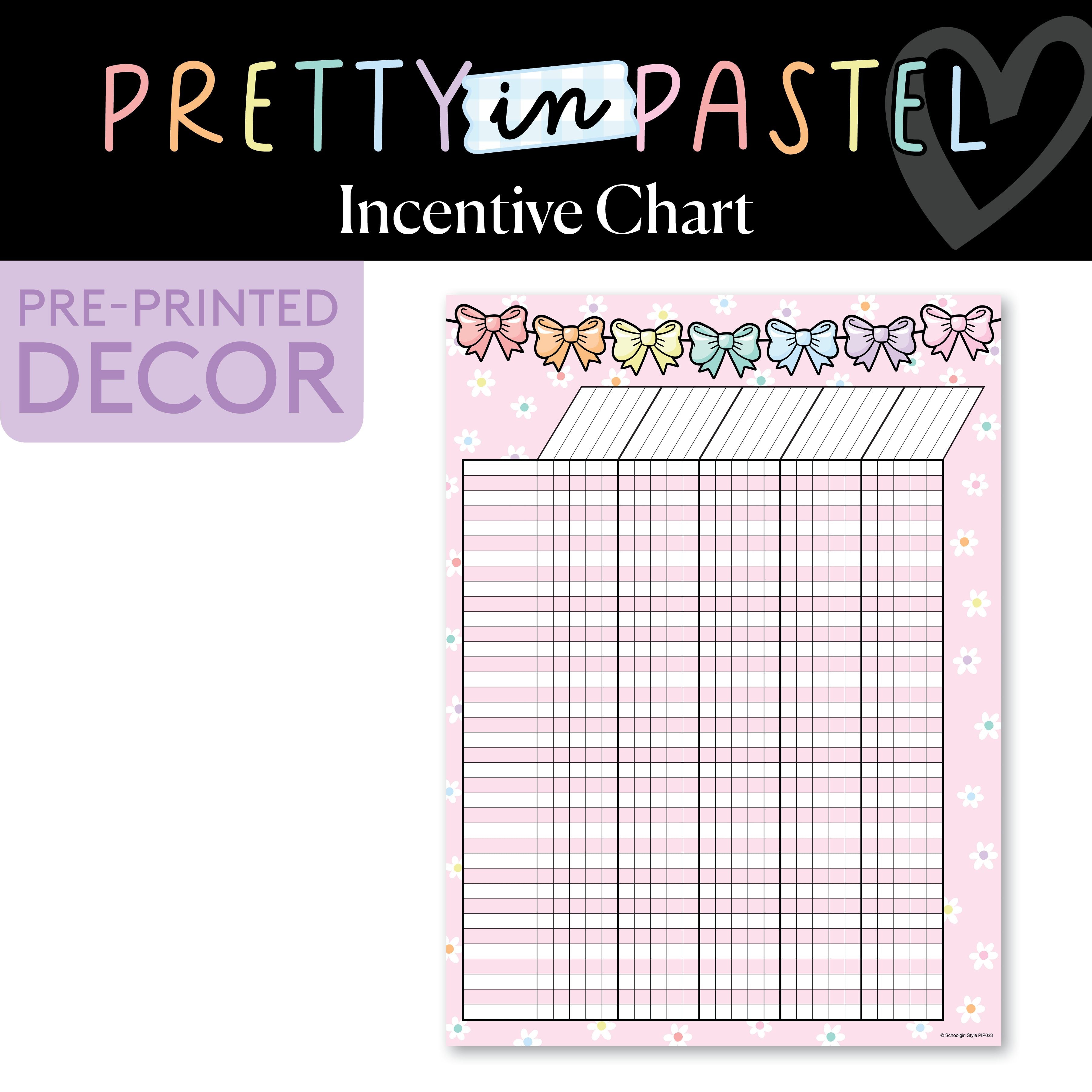 Pastel Incentive Chart | Pretty in Pastel – Schoolgirl Style