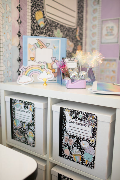 Composition Books | Classroom Cut Outs | Shimmer Pop | Printable Class ...