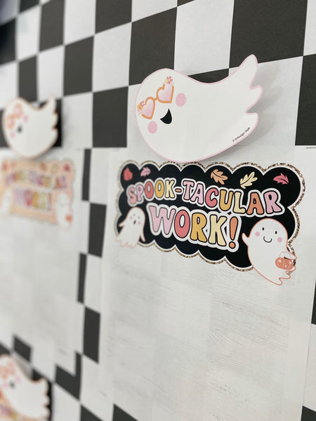 Halloween Pumpkins and Sweet Treats Bulletin Board Set | Full UPRINT B ...