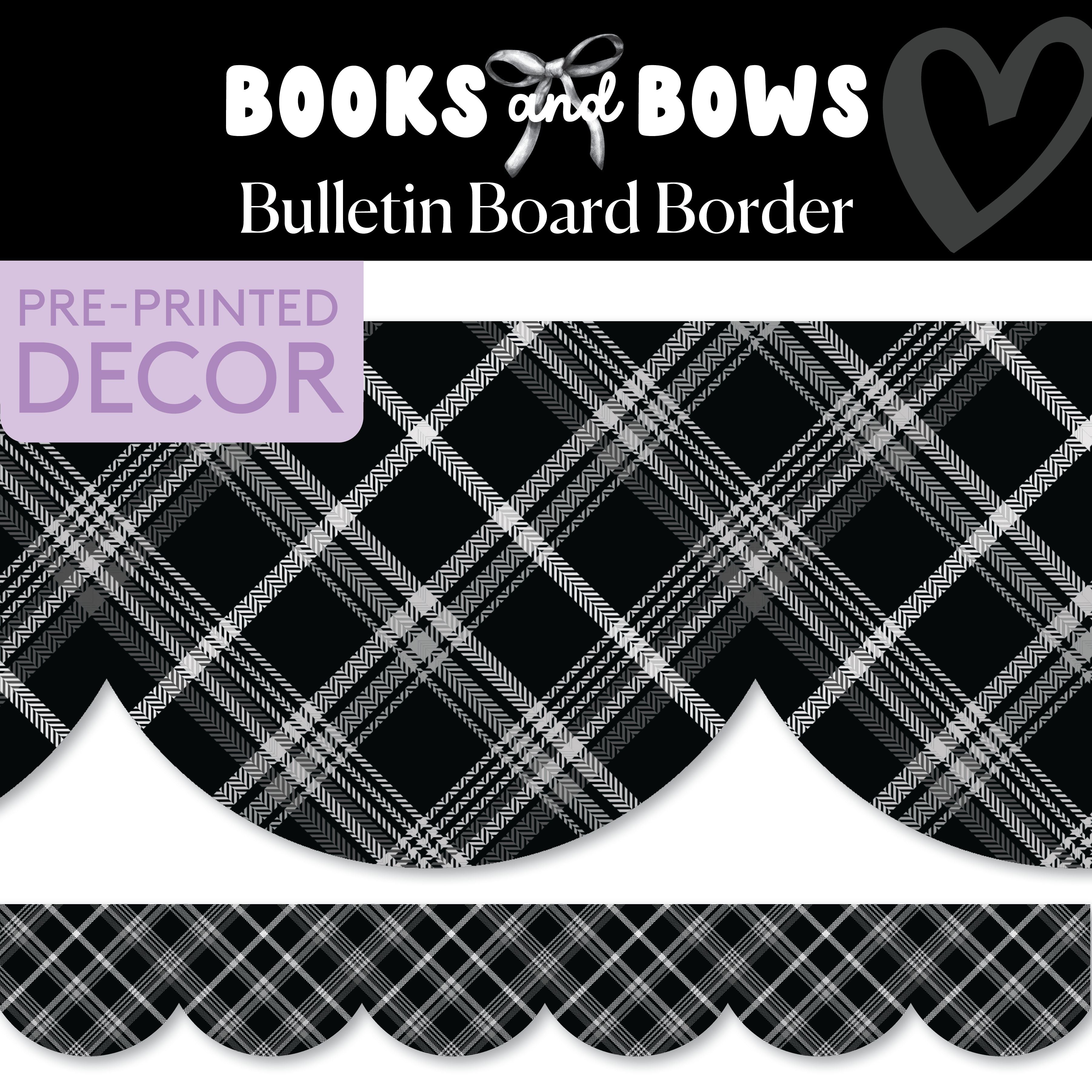 Plaid About You Bulletin Board Border | Books and Bows – Schoolgirl Style