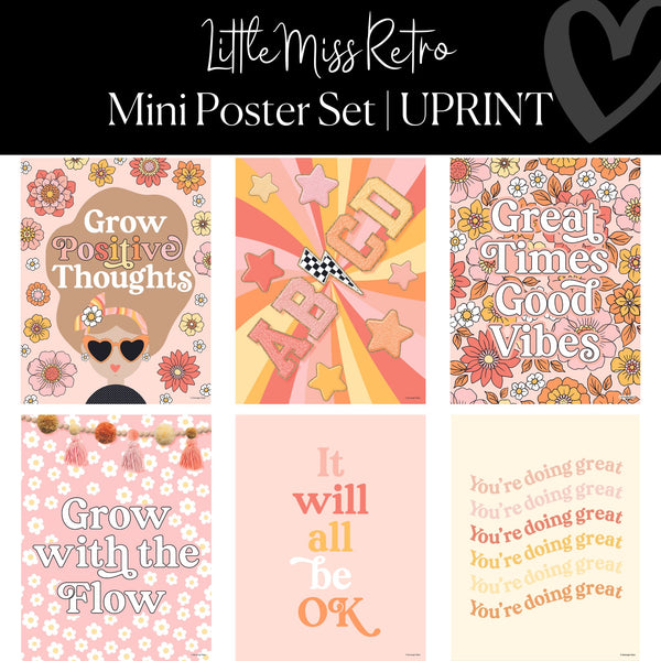 Classroom Posters | Retro Classroom Deco | Schoolgirl Style