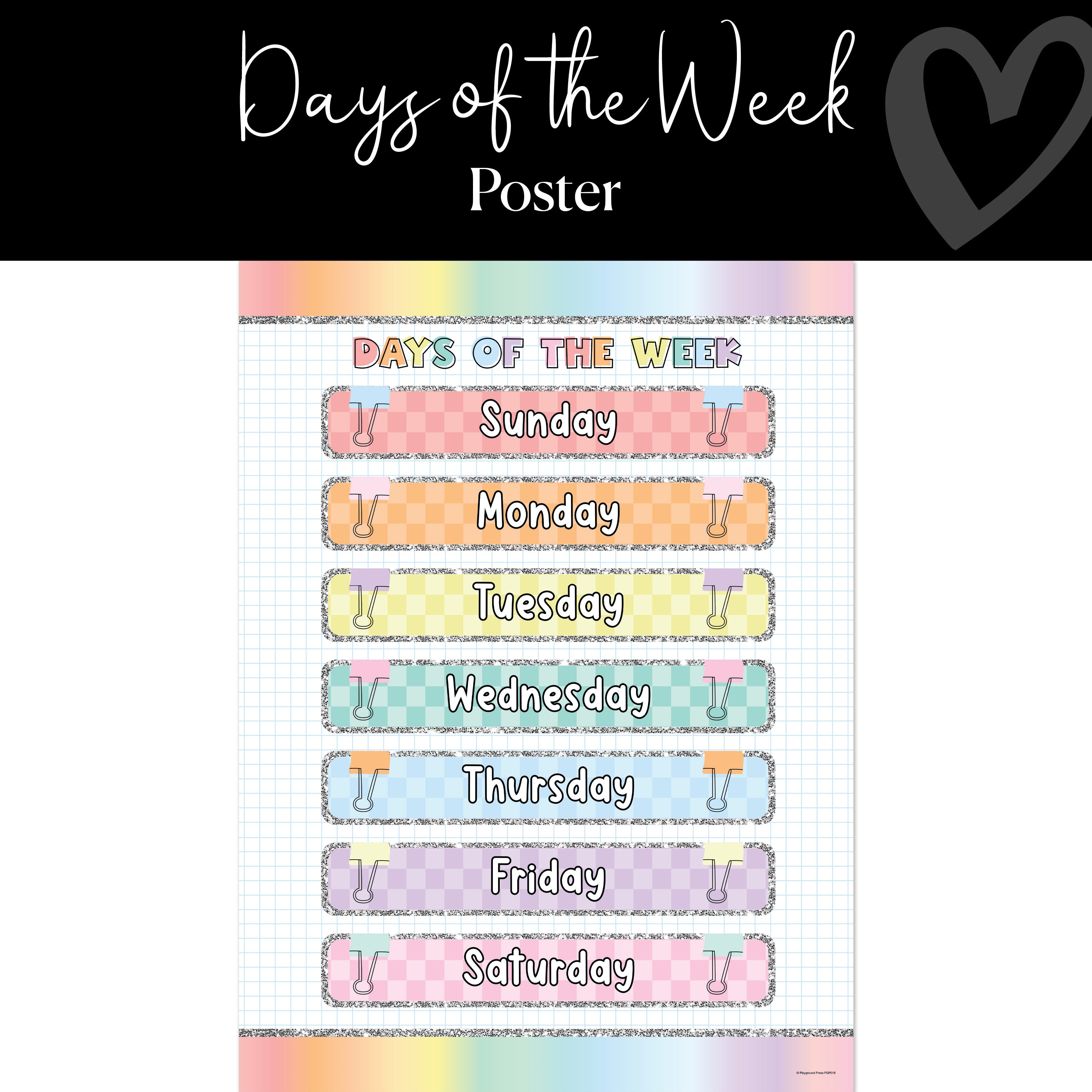 Days Of The Week | Classroom Posters | Pastel Classroom Decor | School ...