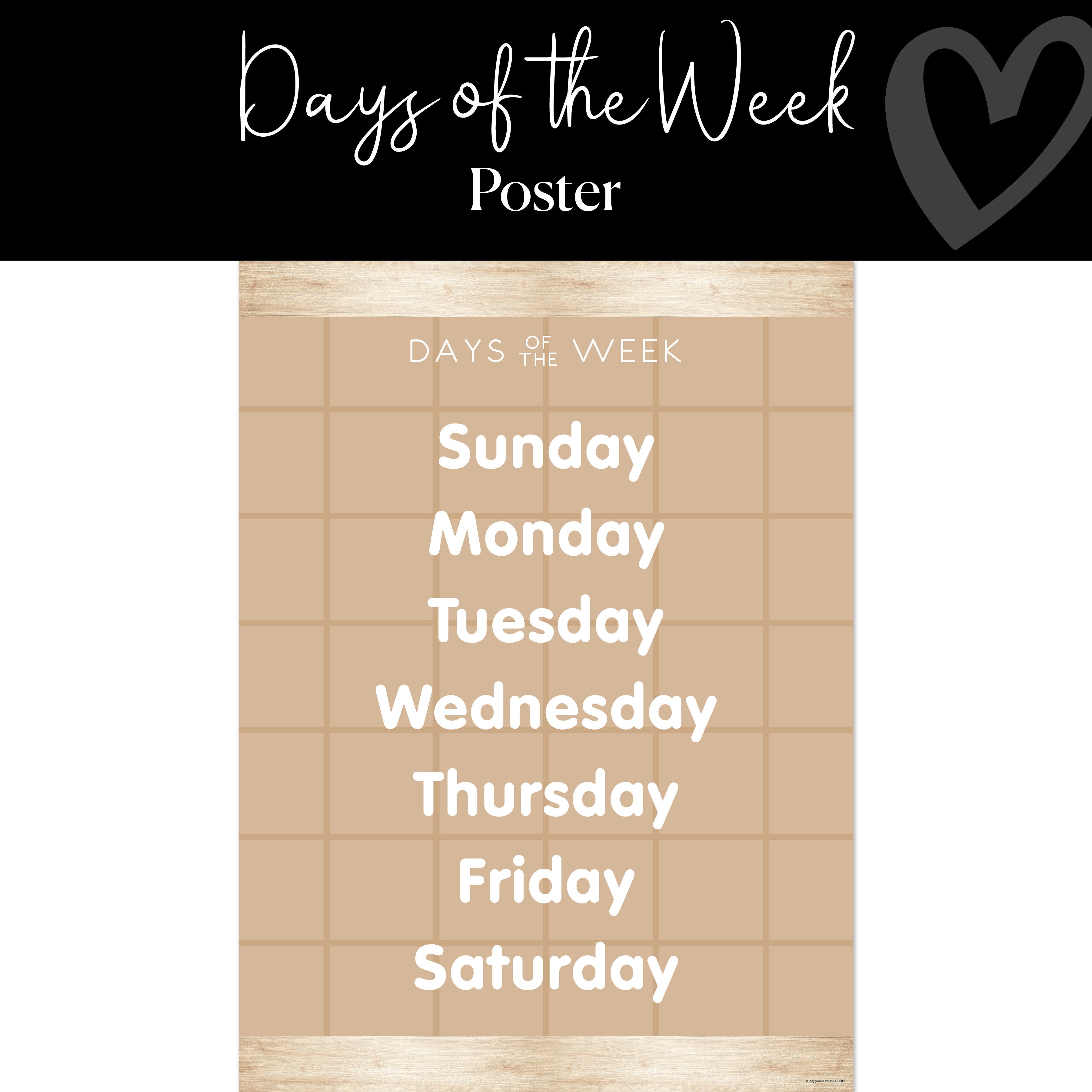 Days Of The Week | Classroom Posters | Neutral Classroom Decor | Schoo ...