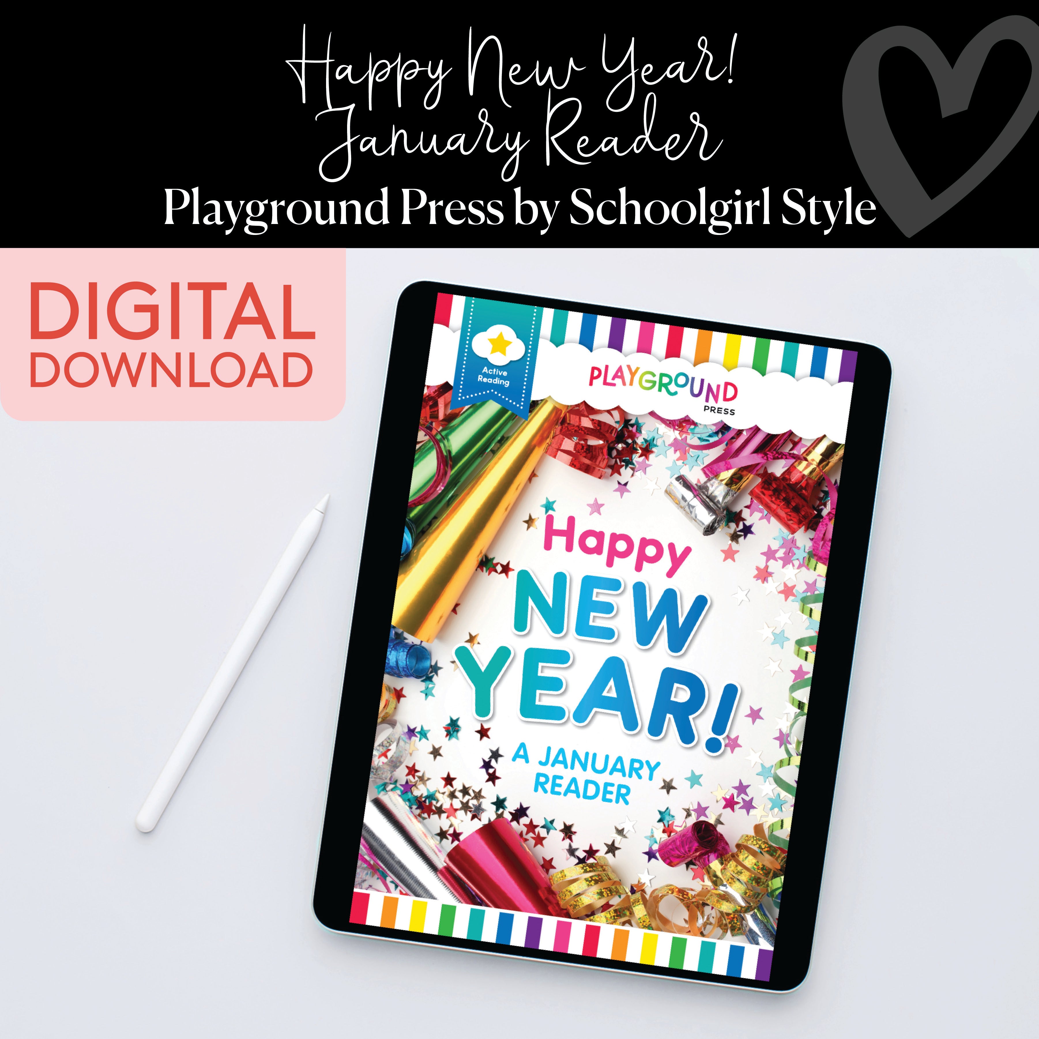 Happy New Year | Level A Reader – Schoolgirl Style