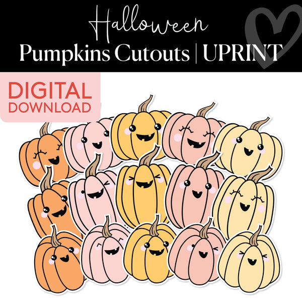 Pumpkins | Classroom Cut Outs | Halloween | Printable Classroom Decor ...