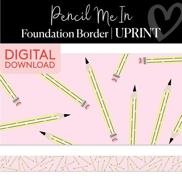 Pencil Me In | Bulletin Board Borders | Printable Classroom Decor | Sc ...