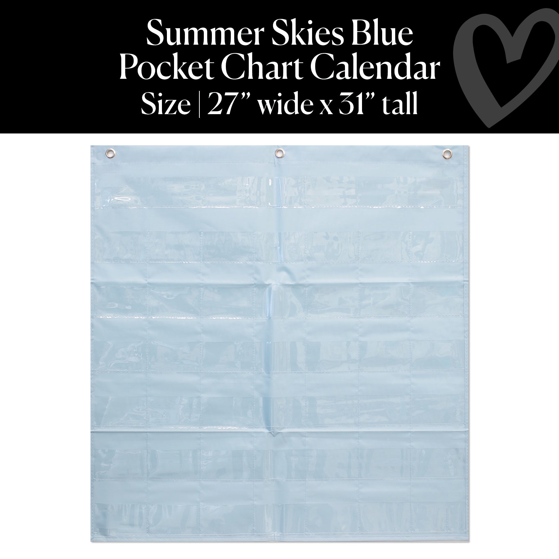 Blue Calendar Pocket Chart for Engaging Classrooms – Schoolgirl Style