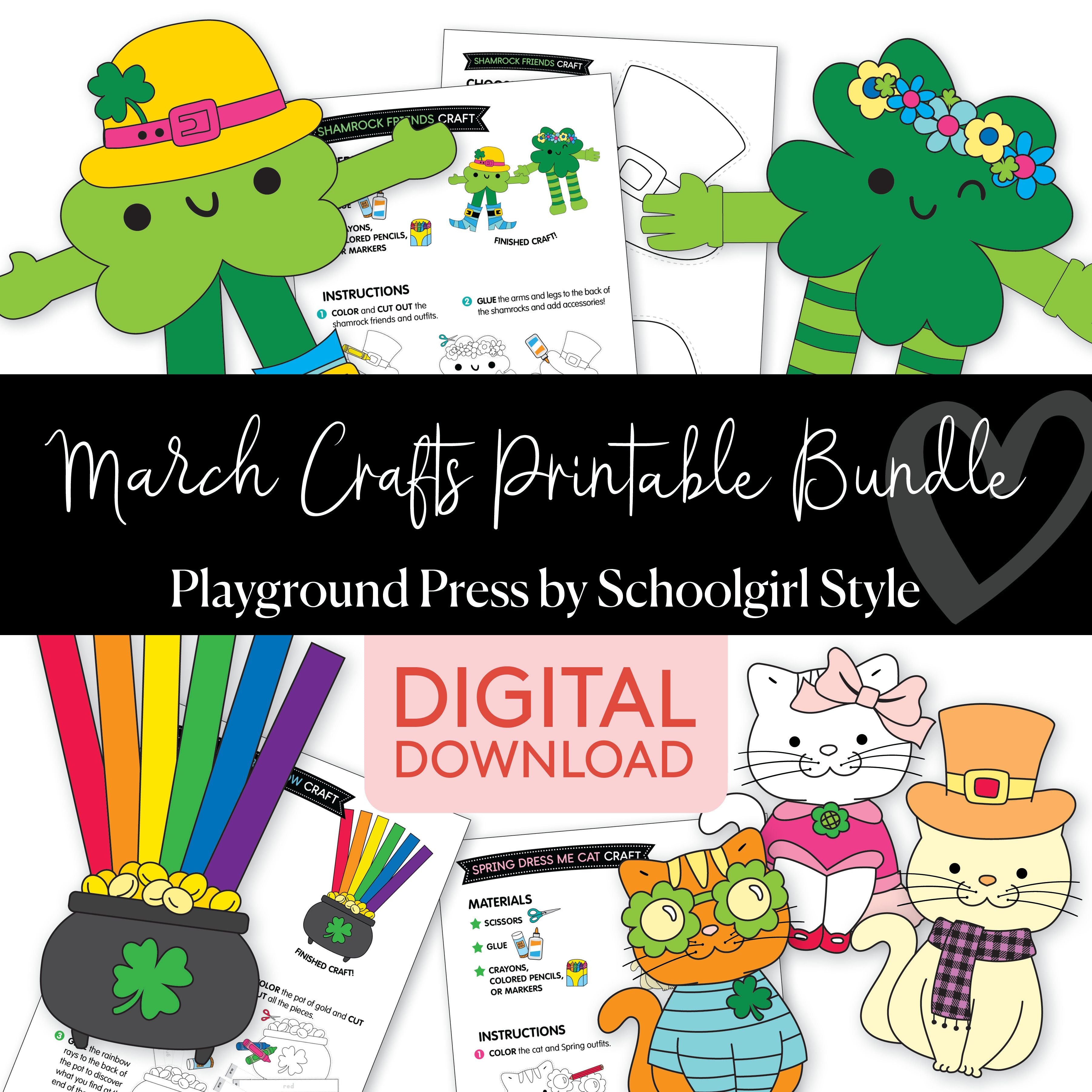 March Crafts Bundle – Schoolgirl Style