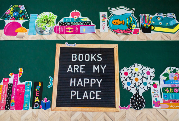 Reading Door Decor & Bulletin Board Set | Reading Month Classroom Deco ...