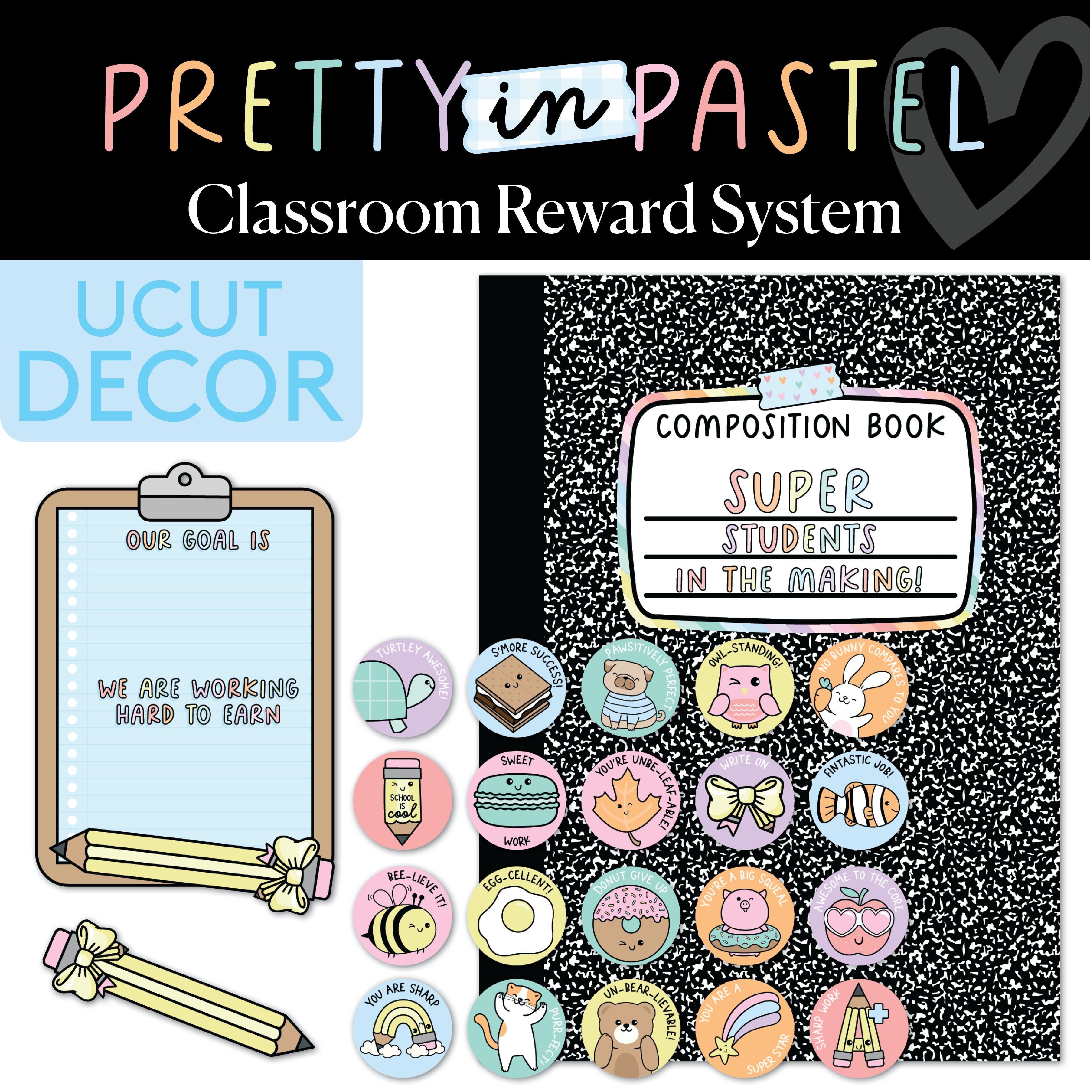 Pastel Classroom Reward System | Pretty in Pastel – Schoolgirl Style