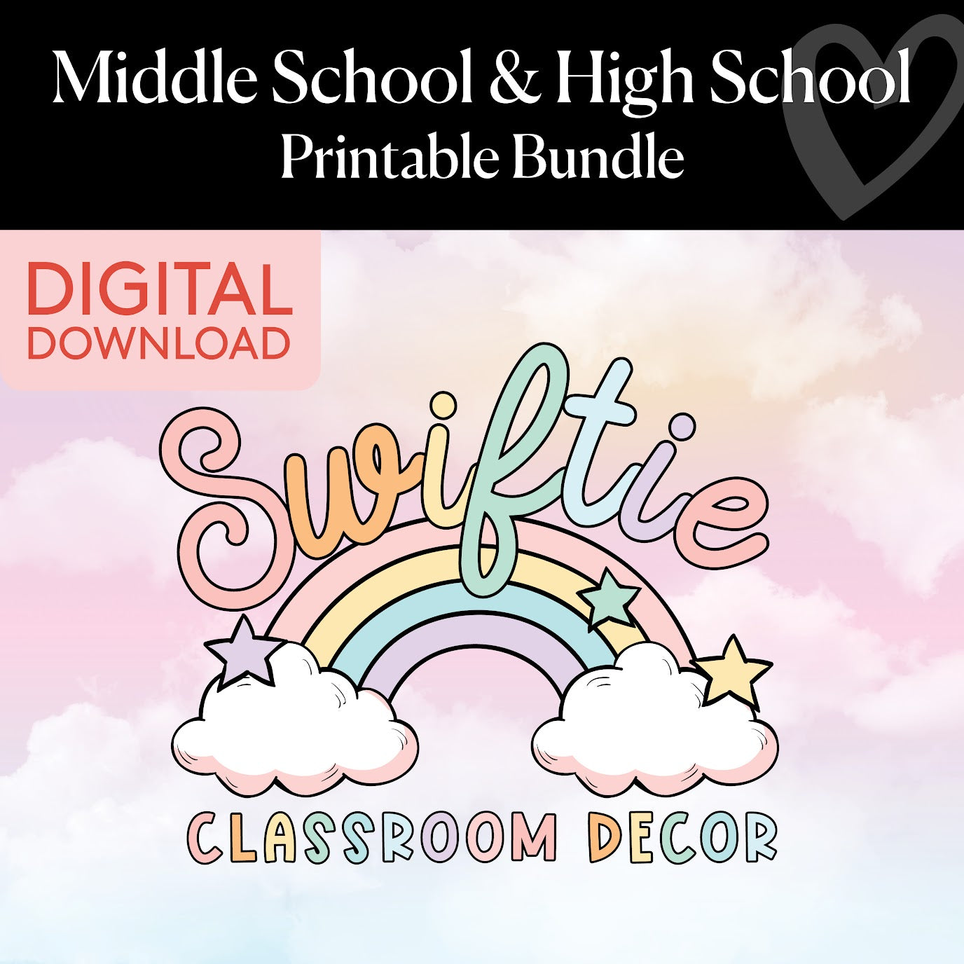 Swiftie Classroom Decor | Middle School & High School Printable Bundle ...