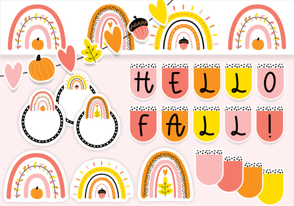 Schoolgirl Style - Boho Rainbow Fall Collection {UPRINT}