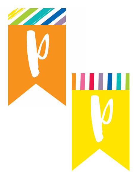 Happy Birthday Pennant Banner | Just Teach | Schoolgirl Style