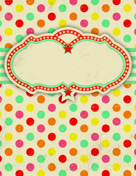 Binder Covers | Vintage Circus | Schoolgirl Style