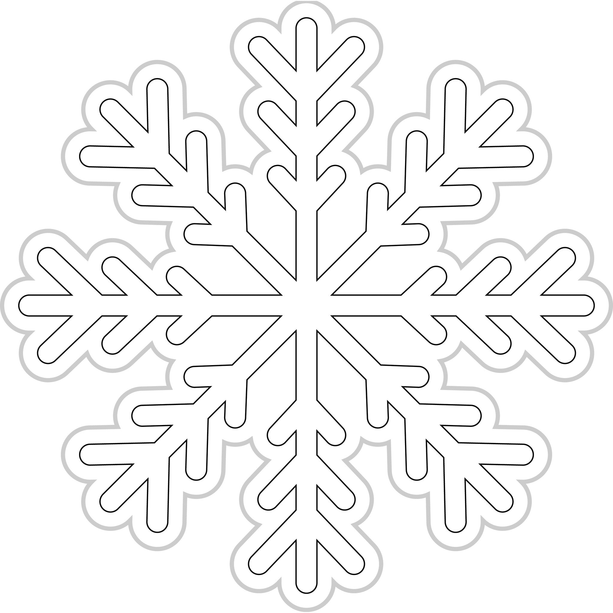 Snowflake Cut Outs | Holiday Classroom Decor | Schoolgirl Style