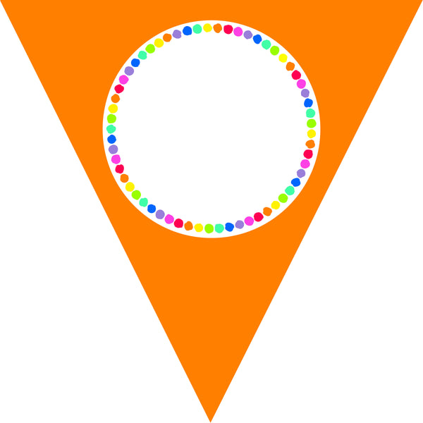 Rainbow EDITABLE Pennants | Rainbow Classroom Decor | Schoolgirl Style