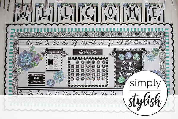 "Simply Stylish" | Full UPRINT Bundle | Printable Classroom Decor | Te ...