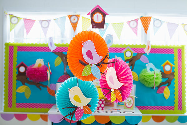 "Bright Birds" Classroom Decor Bundle | UPRINT | Printable Classroom D ...
