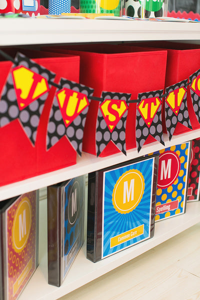 Binder Covers | Superheroes | Schoolgirl Style