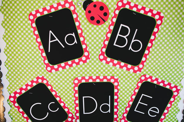 Print Alphabet Letters | Lovely Ladybugs | Schoolgirl Style