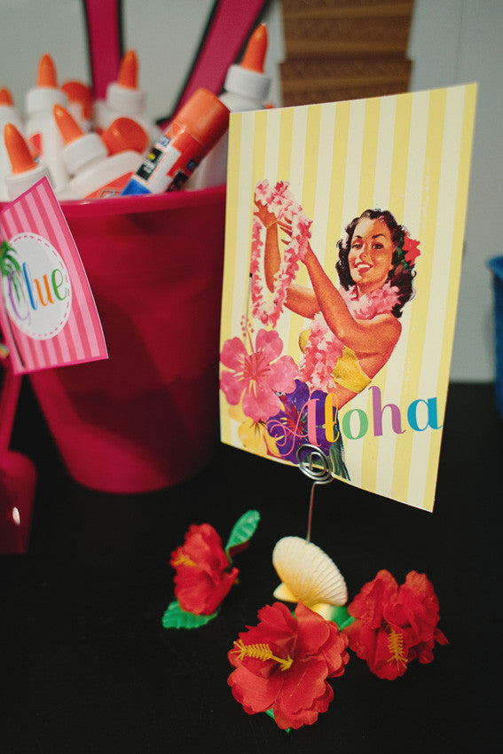 Hula Girl Print | Luau | Schoolgirl Style