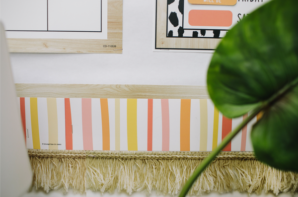 Zebra Stripe | Bulletin Board Border | Simply Safari | Schoolgirl Styl ...