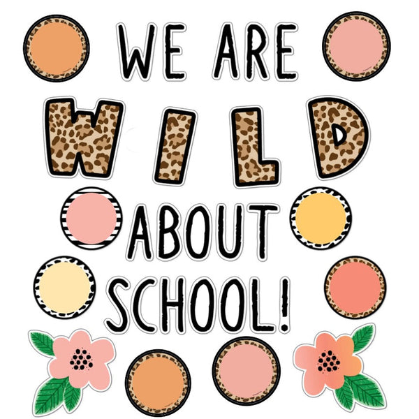 "WILD About School" Door Decor|Neutral||Schoolgirl Style