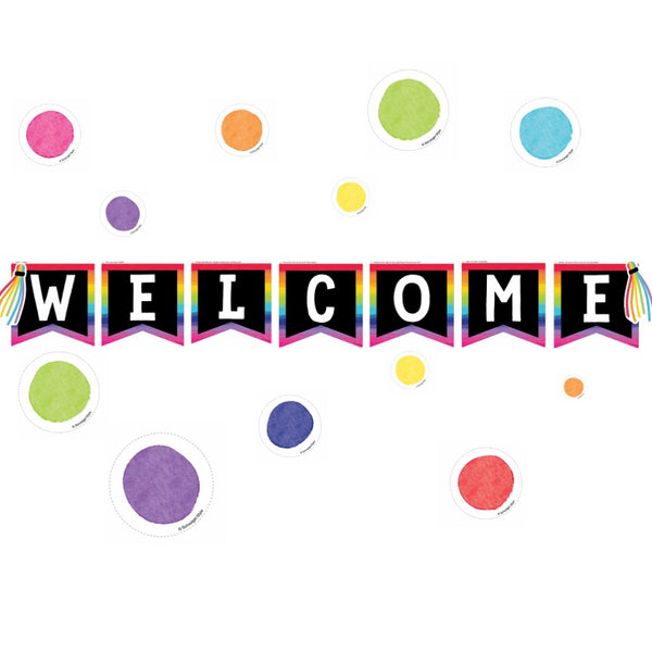 Welcome Banners | Rainbow Classroom Decor | Schoolgirl Style