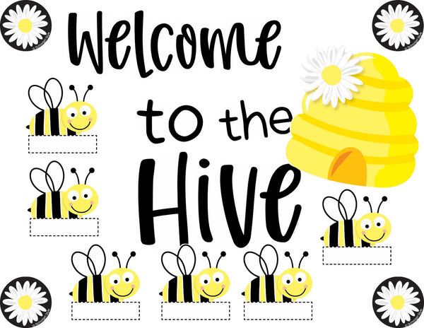 Door Décor Bulletin Board Set | Busy Bees | Schoolgirl Style