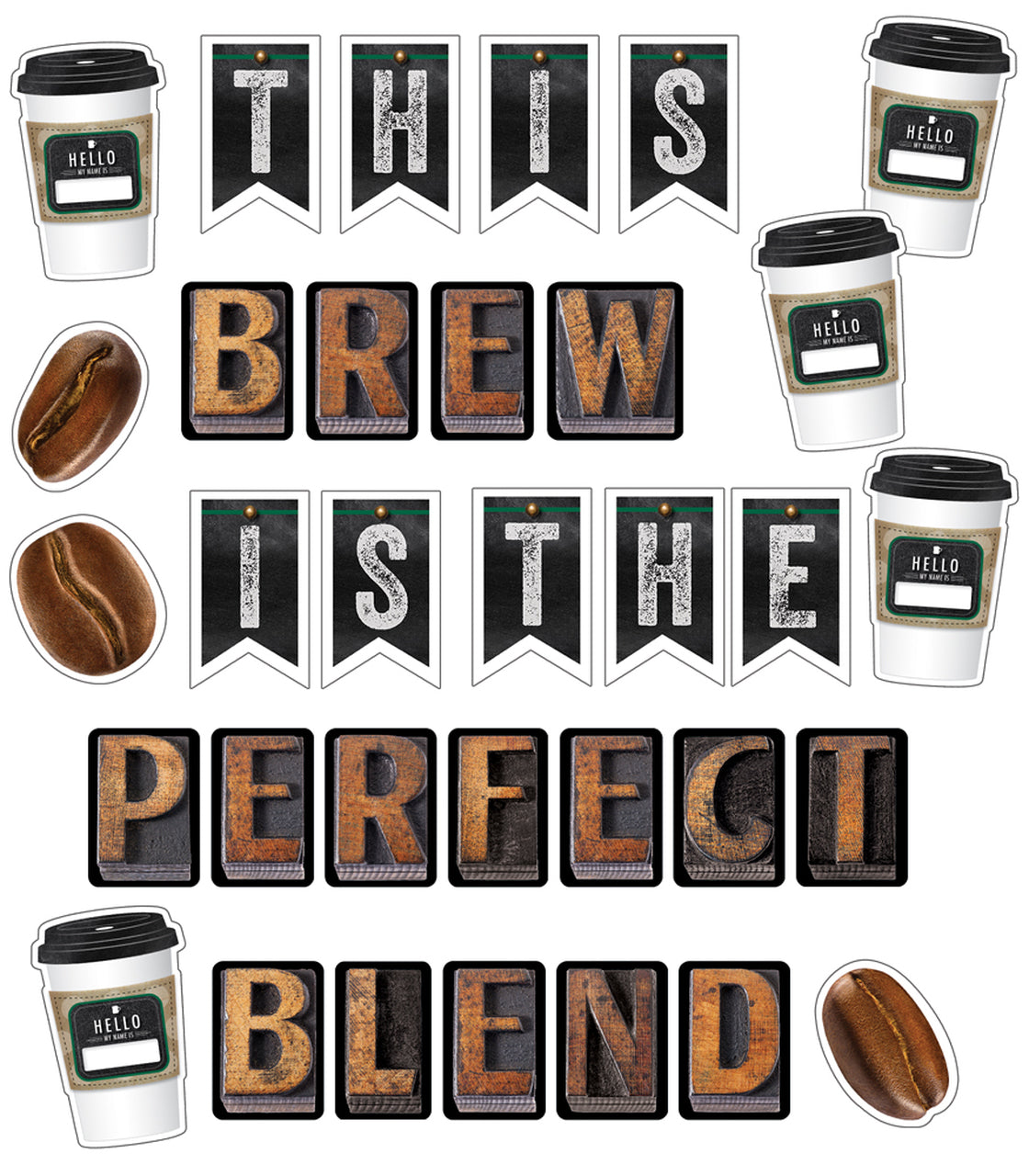 This Brew is the Perfect Blend Bulletin Board Set | Classroom Decor ...