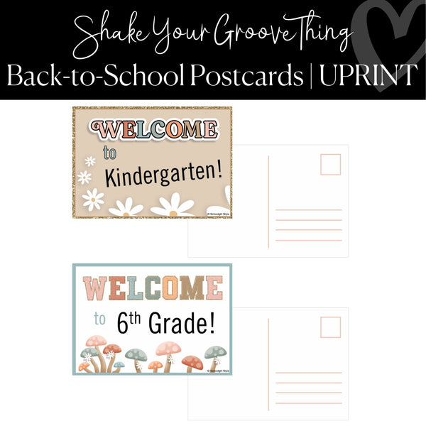 Printable Back-to-School Postcards | Positive Classroom Community ...