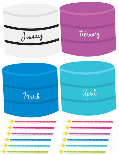 Birthday Bulletin Board Set | Neon Pop | Schoolgirl Style