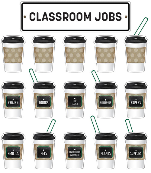 Classroom Jobs | Classroom Mini Bulletin Board Set | Industrial Cafe ...
