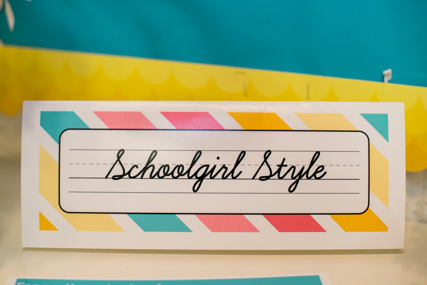 Nameplates | Hello! Sunshine Coral | Schoolgirl Style