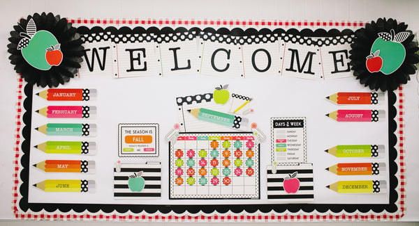 "Black, White & Stylish Brights" | Printable Classroom Decor Bundle ...