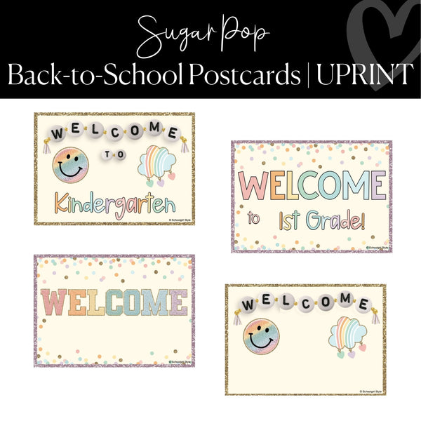Printable Back-to-School Postcards | Positive Classroom Community ...