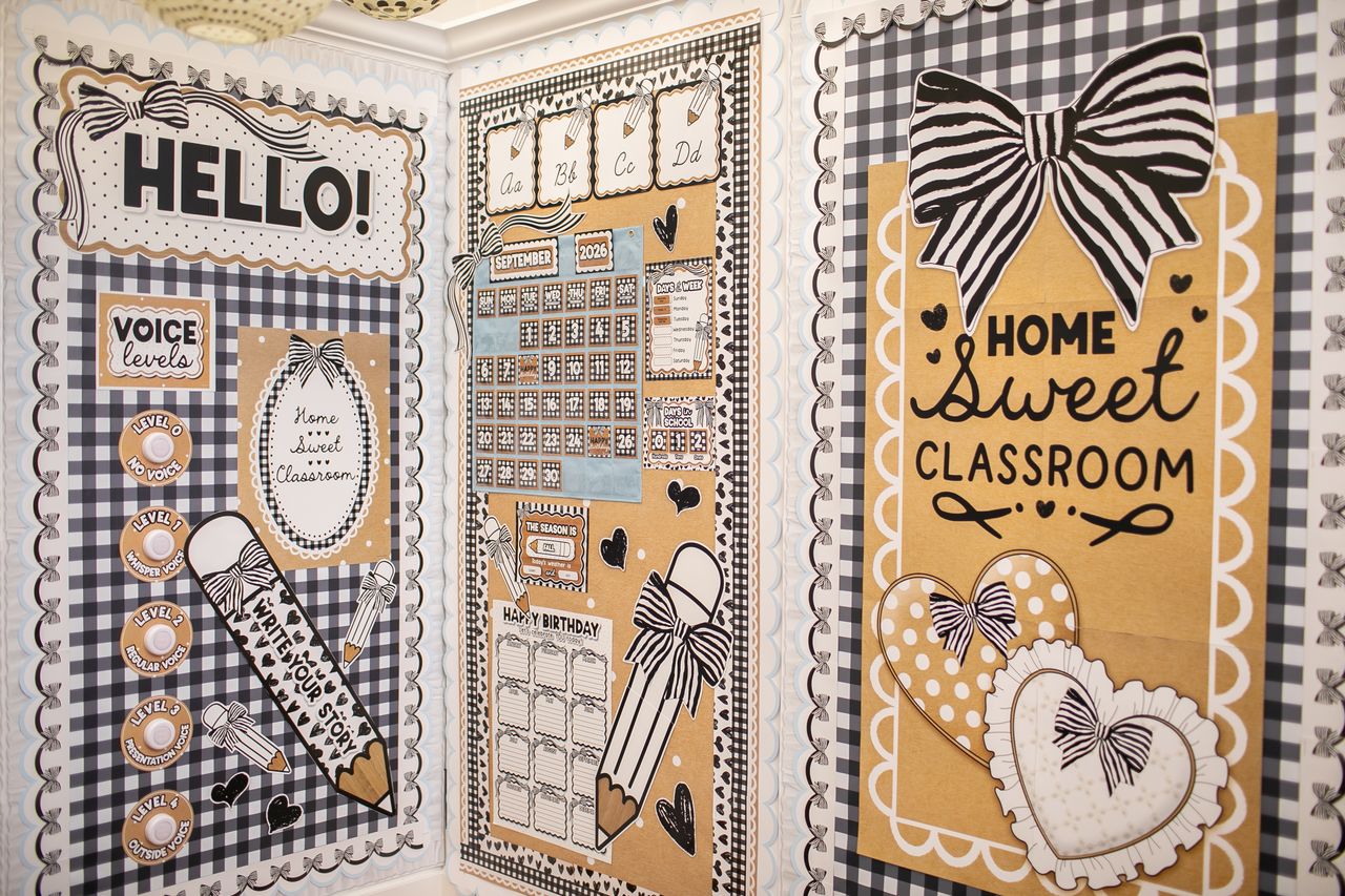 Simply Sweet Black and White 2026 Classroom Decor Collection ...