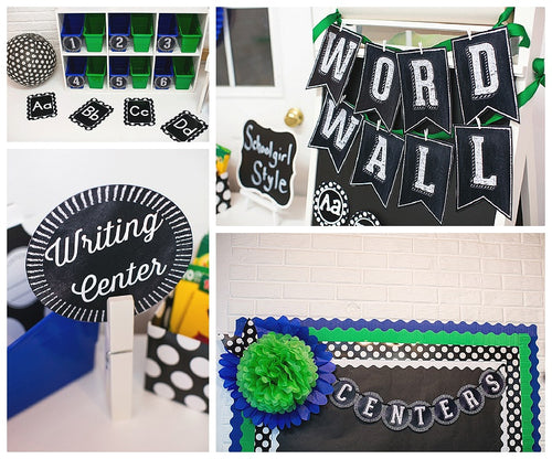 Chalkboard & Polka Dots – Schoolgirl Style