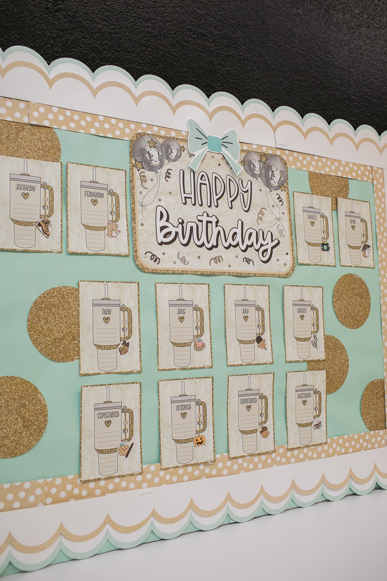 Cozy Collection Birthday Bulletin Board Set | Mint Edition – Schoolgirl ...