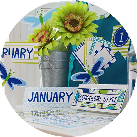 Paisley, Turquoise, Blue, and Green – Schoolgirl Style