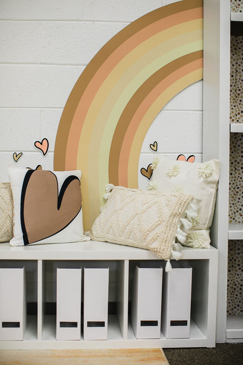 Boho Rainbow Classroom Makeover | Schoolgirl Style