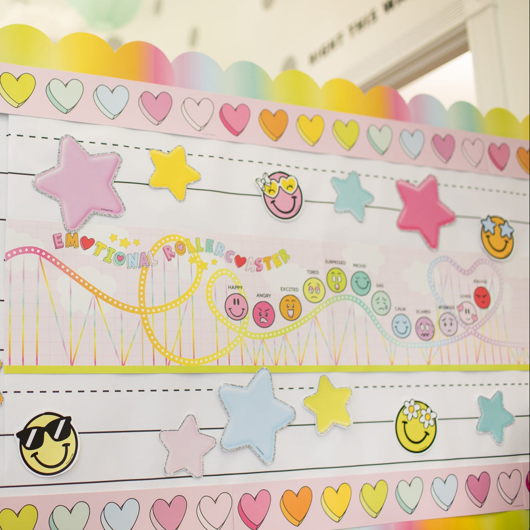 Emotional Rollercoaster | Rainbow Pastel Classroom Decor – Schoolgirl Style
