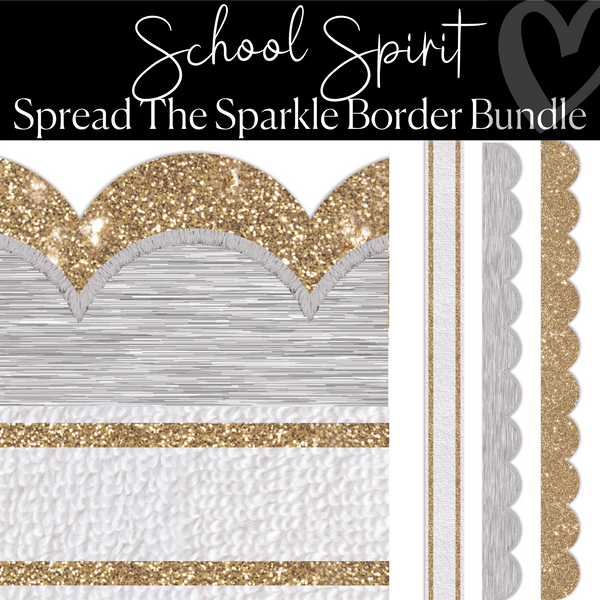 Spread The Sparkle Border Bundle | Bulletin Board Borders | Schoolgirl ...