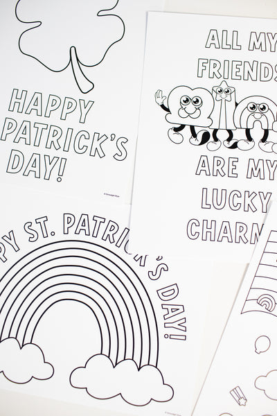Lucky Charms Coloring Pages FREEBIE | St. Patricks Day Classroom Decor ...
