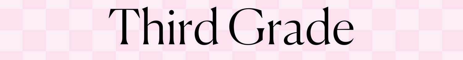 Third Grade Classroom Decor – Schoolgirl Style