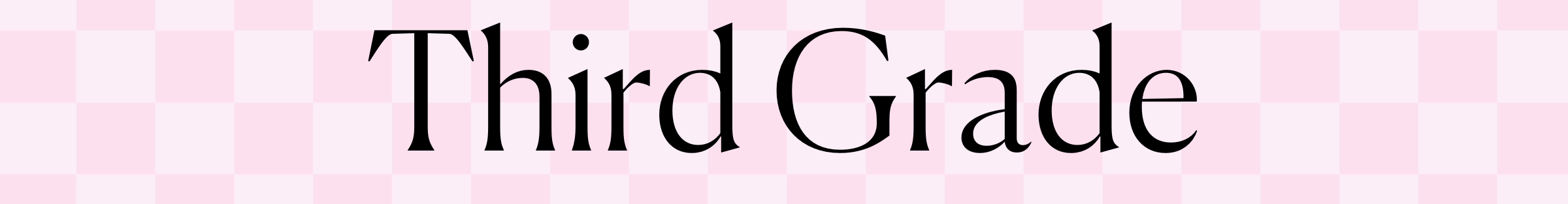 Third Grade Classroom Decor – Schoolgirl Style