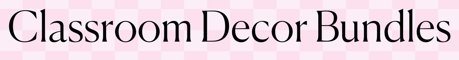Classroom Decor Bundles – Schoolgirl Style
