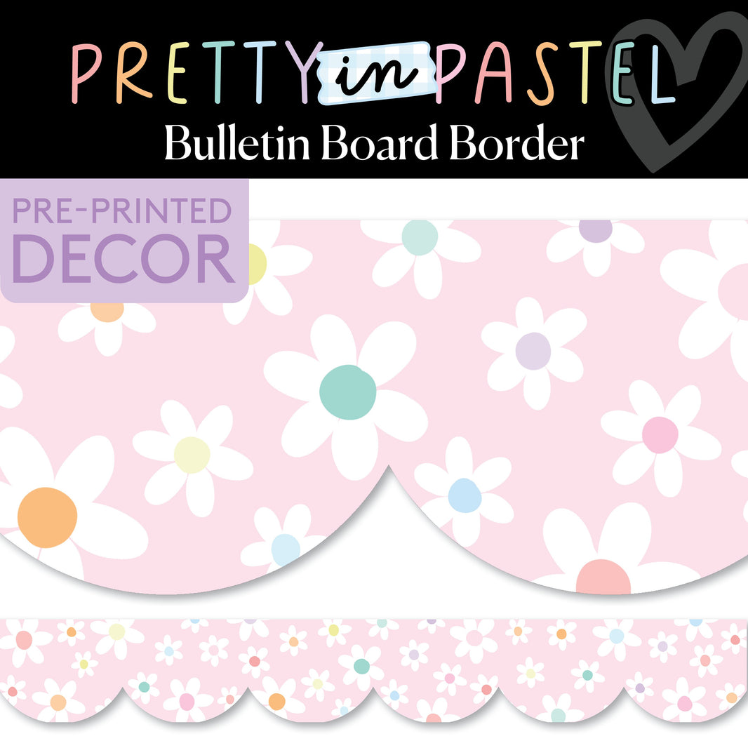 Pastel Bulletin Board Borders – Schoolgirl Style